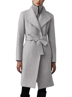MACKAGE Mackage Norita Belted Wool Coat With Bib