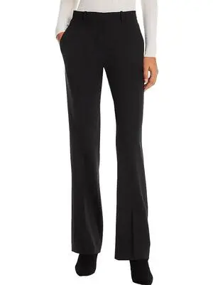 Theory Flared Suit Trousers - Black