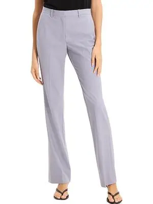 Theory Flared Suit Trousers - Harbor Blue