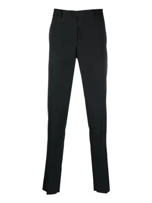 LARDINI Slim-fit Tailored Trousers - Black