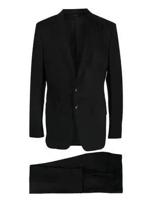 TOM FORD Single-breasted Wool Suit - Black