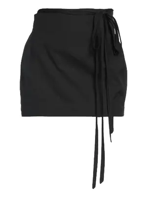ANN DEMEULEMEESTER ANN DEMEULEMEESTER Mini Flared Skirt Black