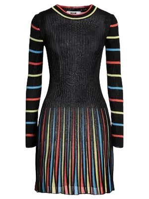 MSGM Mini Flared Dress - Black