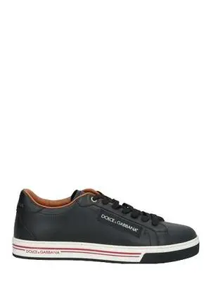 Dolce & Gabbana Leather Low-top Sneakers - Black