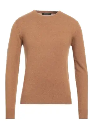 ARAGONA Cashmere Crewneck Sweater - Brown