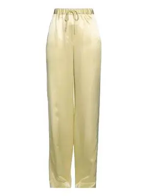JIL SANDER Satin Straight Leg Pants - Green