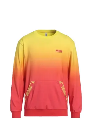 Moschino Sweatshirt In Cotton And Elastane - Yellow