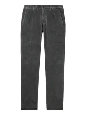 incotex-Incotex - Straight-Leg Cotton-Blend Corduory Trousers - Men - Gray - UK/US 36