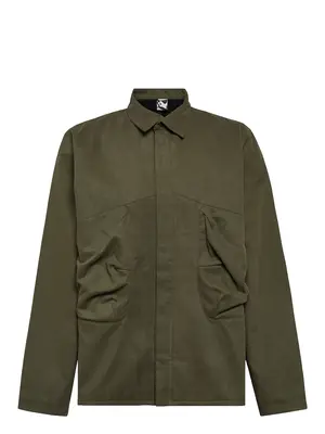 GR10K Rescue Pocket Cotton Overshirt - Green