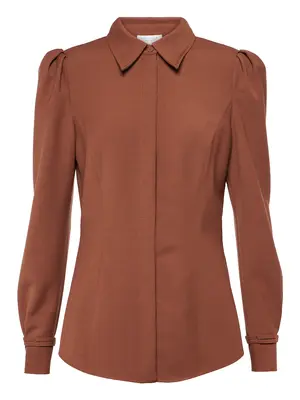 Gabriela Hearst Talbot Wool Shirt - Brown