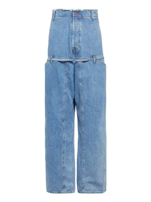 Jacquemus Le De Nîmes Wide-leg Jeans - Blue