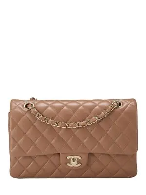 CHANEL Quilted Lambskin Classic Double Flap Medium