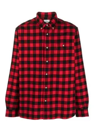 Woolrich Traditional Plaid-check Flannel Shirt - Red