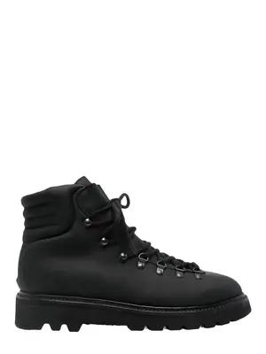 Premiata Padded Lace-up Ankle Boots - Black