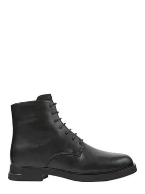 Camper Camper Sitvaletto Iman Leather Lace-Up Boots Black