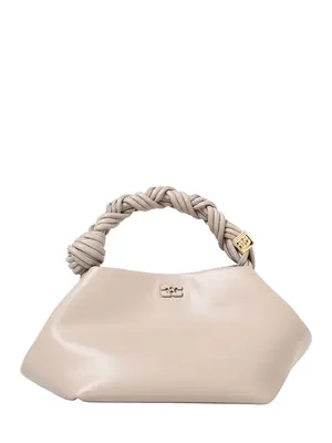 GANNI Handbag Yellow Cream
