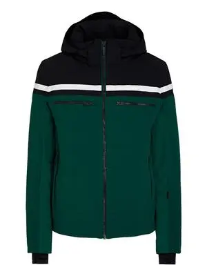 Fusalp Fusalp Alfons Striped Hooded Ski Jacket Forest Green