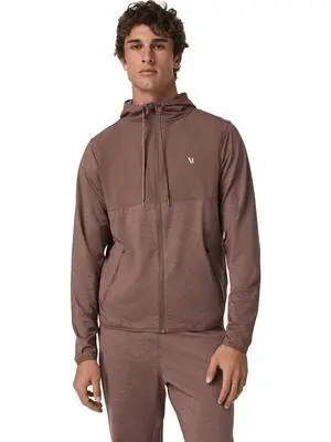Vuori Vuori Sunday Element Hooded Jacket Sable Heather