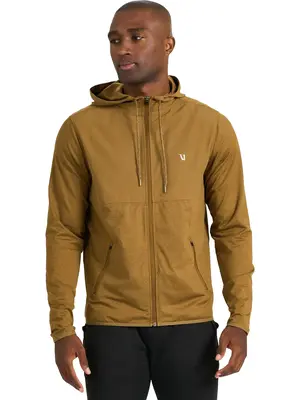 Vuori Vuori Sunday Element Hooded Jacket Tobacco Heather