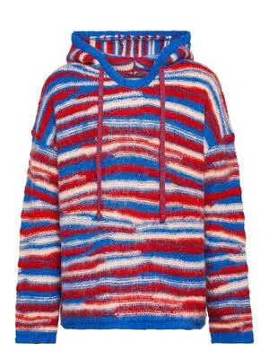 ERL Gradient Knitted Hoodie - Multicoloured