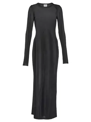 Khaite Bayra Maxi Dress - Black