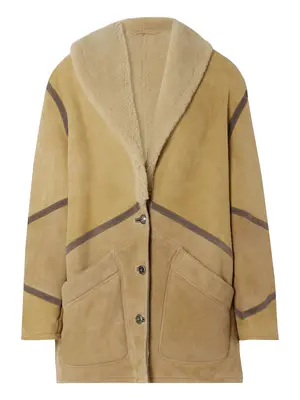 FORTELA Fortela Felicity Shearling Coat Beige