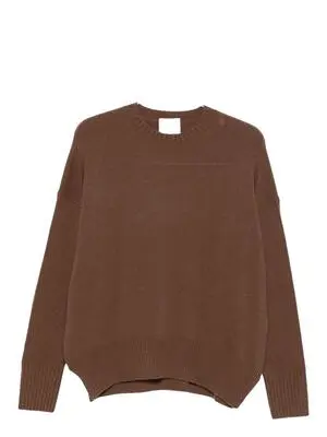 ALLUDE Crew Neck Cashmere Sweater