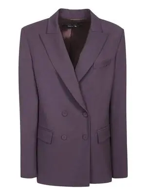 FEDERICA TOSI Double-Breasted Frescolana Jacket