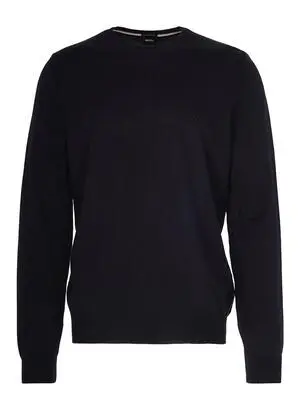BOSS Virgin Wool Sweater Black