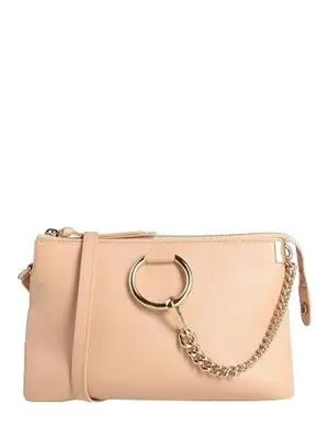 Chloé Cross-body Bag With Metal Detailing - Beige