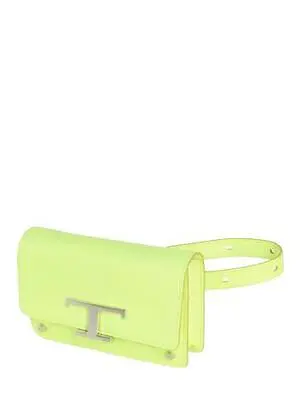 TOD'S Leather Belt Bag With Appliqués - Green