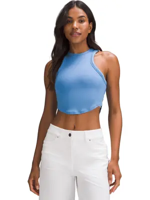 Lululemon Lululemon Hold Tight Cropped Tank Top Blue Nile