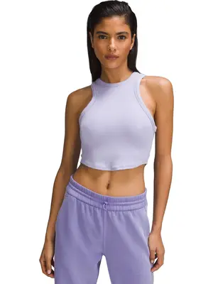 Lululemon Lululemon Hold Tight Cropped Tank Top Lilac Smoke