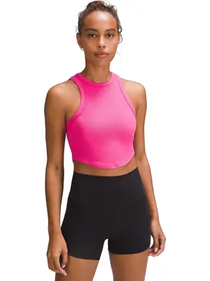 Lululemon Lululemon Hold Tight Cropped Tank Top Sonic Pink