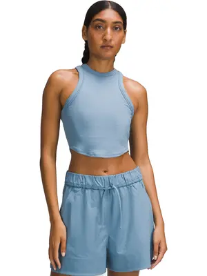 Lululemon Lululemon Hold Tight Cropped Tank Top Utility Blue