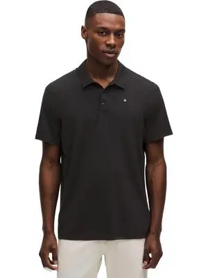 Lululemon Logo Sport Polo Short Sleeve - Black