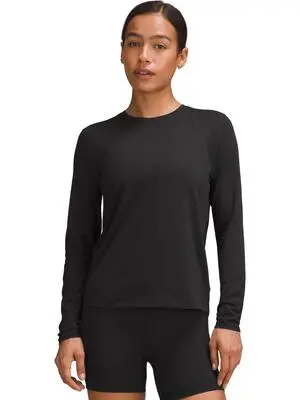 Lululemon License To Train Classic-fit Long-sleeve Shirt - Black