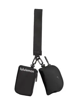 Lululemon Dual Pouch Wristlet - Black