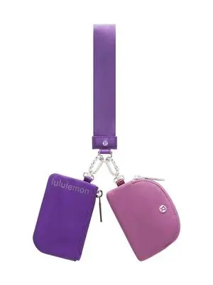 Lululemon Dual Pouch Wristlet College Purple/mystic