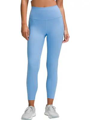 Lululemon Wunder Train High-rise Tight With Pockets 25" Aero Blue