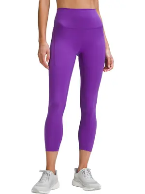 Lululemon Wunder Train High-rise Tight With Pockets 25" Atomic Purple