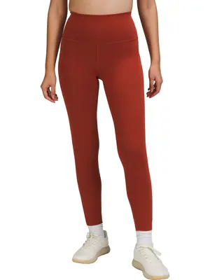 Lululemon Wunder Train High-rise Tight With Pockets 25" Cayenne