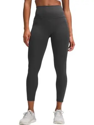 Lululemon Wunder Train High-rise Tight With Pockets 25" Graphite Grey