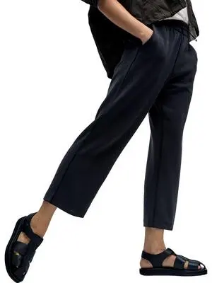 Lululemon Softstreme High-rise Straight-leg Cropped Pant - Black