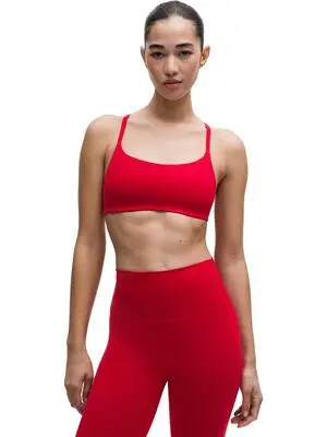 Lululemon Wunder Train Strappy Racer Bra - Oxford Red