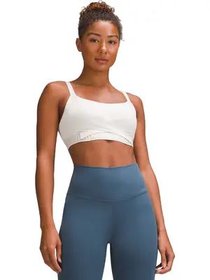 Lululemon Lululemon Super-Soft Adjustable Recovery Bra Light Support Bone