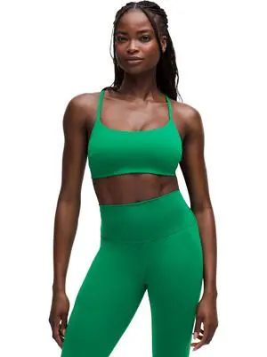 Lululemon Wunder Train Strappy Racer Bra - Raceway Green