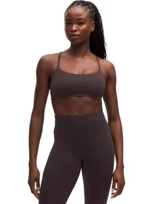 Lululemon Wunder Train Strappy Racer Bra - Sequoia