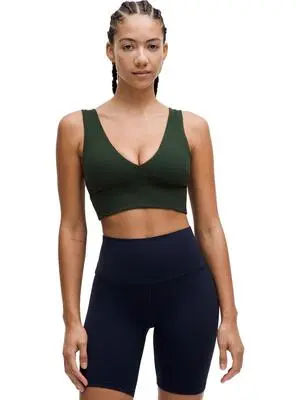Lululemon Align™ V-neck Bra - Rainforest Green