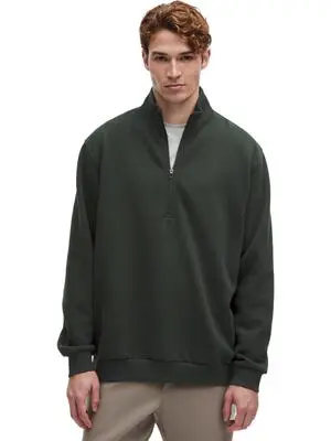 Lululemon Steady State Half Zip Rainforest Green